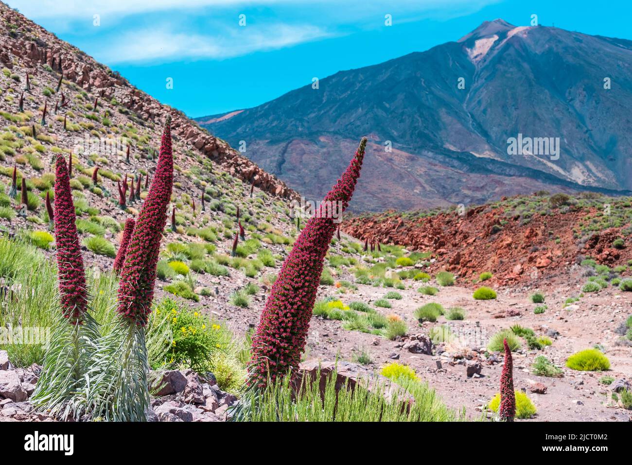 Volcan rojo hi-res stock photography and images - Alamy
