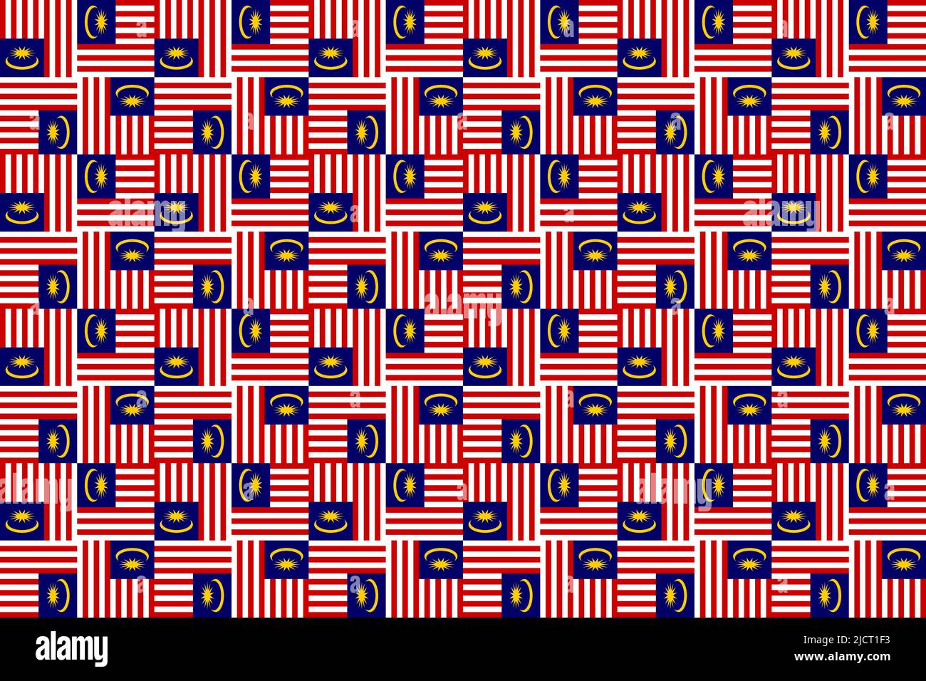 Geometric pattern in the colors of the national flag of Malaysia. The ...