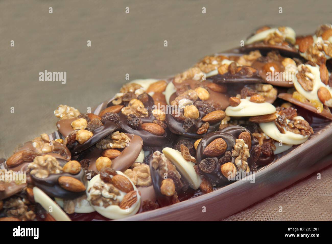 A Collection of Fruit and Nut Florentine Biscuits Stock Photo - Alamy