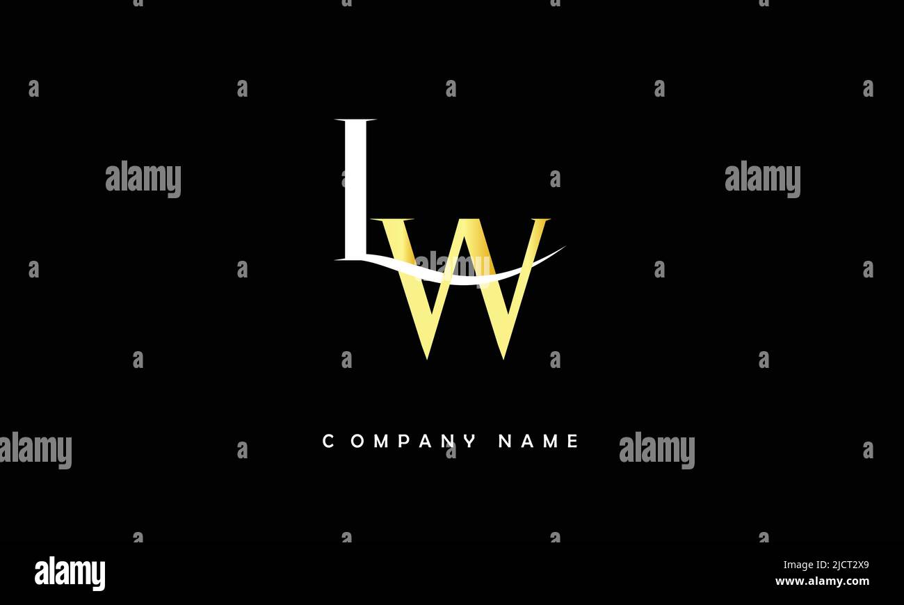 LW, WL Abstract Letters Logo Monogram Stock Vector Image & Art - Alamy