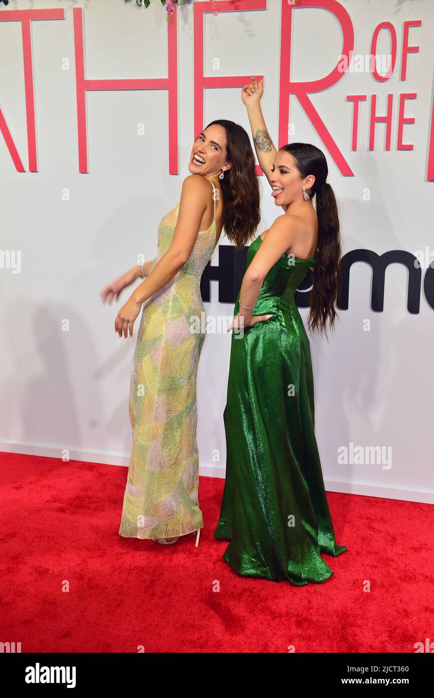 MIAMI, FL - JUNE 14: Adria Arjona and Isabela Merced attend the "Father ...