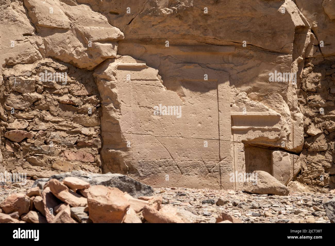 Tombs at El Kab , Ancient Nekheb on banks of the Nile, Upper Egypt ...