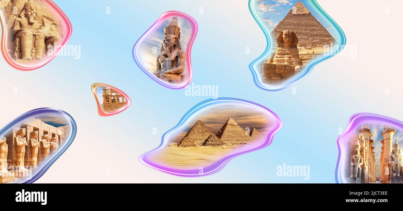 Ancient civilization collage hi-res stock photography and images - Alamy