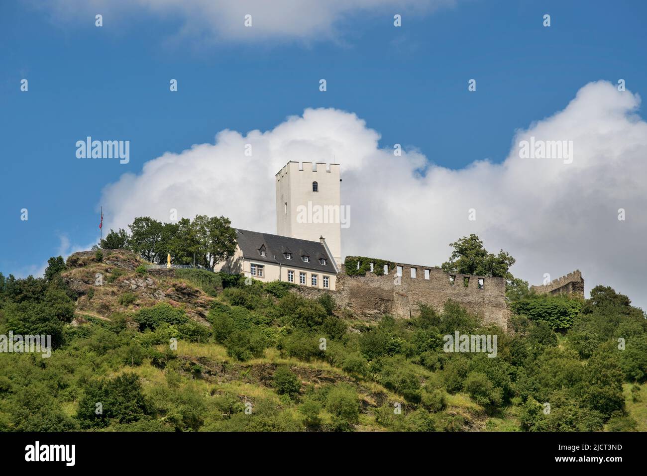 Castle Sterrenberg Burg Kamp-Bornhofen River Rhine Germany Stock Photo ...