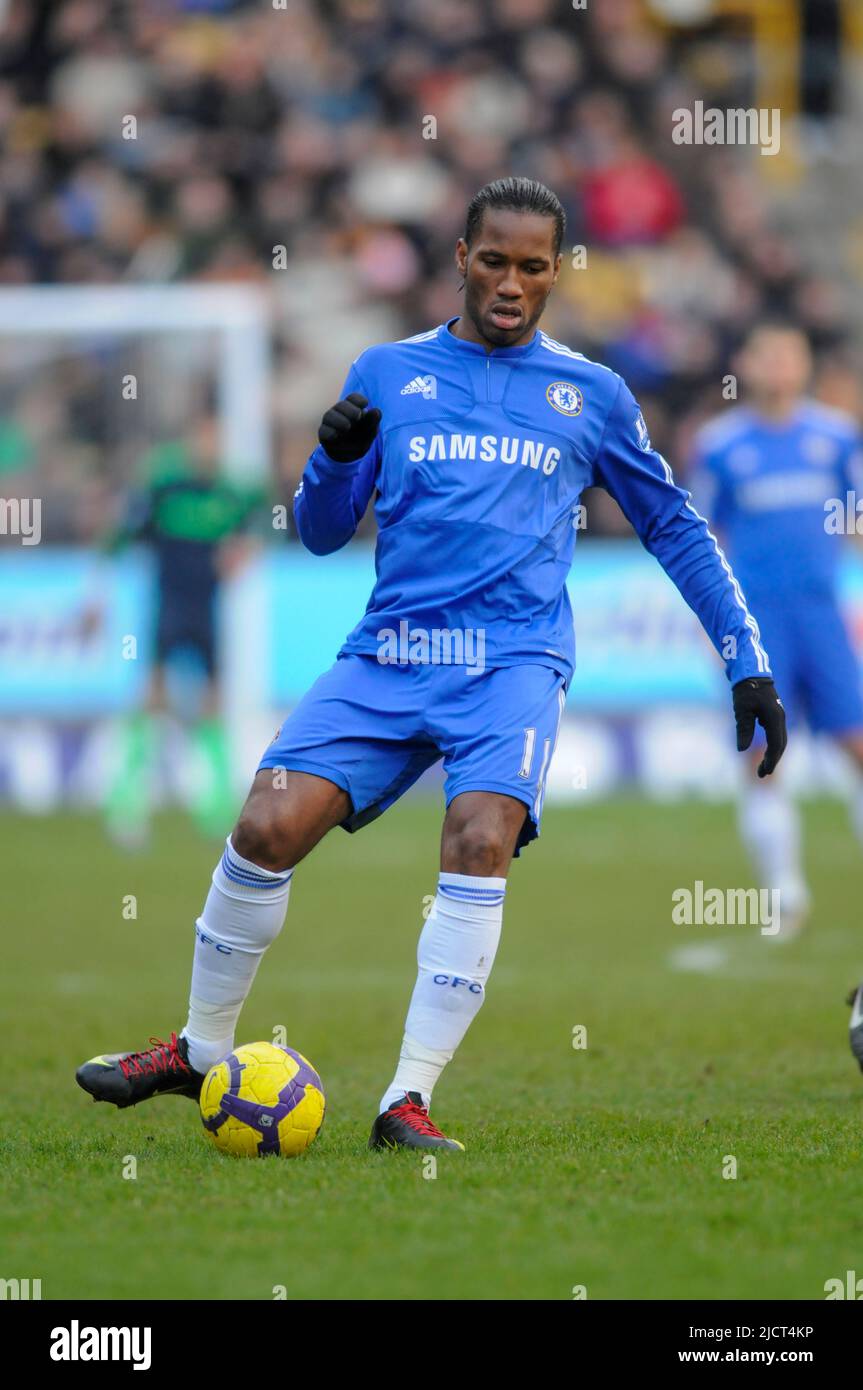 Chelsea Didier Drogba 2010 Stock Photo - Alamy