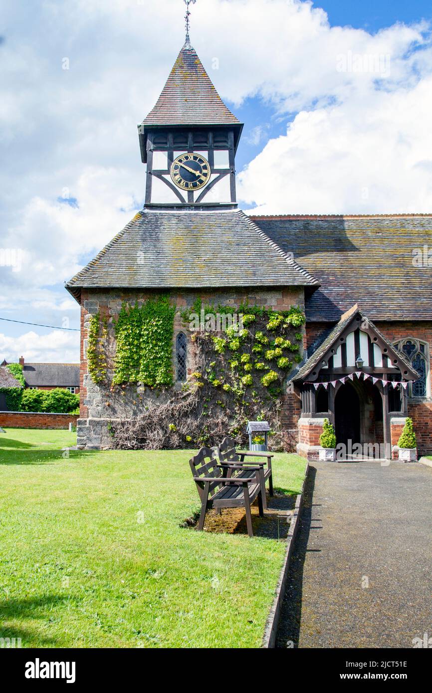 St Mathew church Harlaston Staffordshire Stock Photo - Alamy