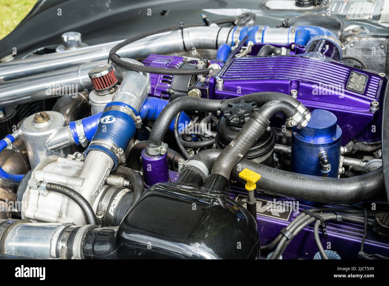 TVR Chimaera 450 engine. Supercar Showtime 2022 Stock Photo - Alamy