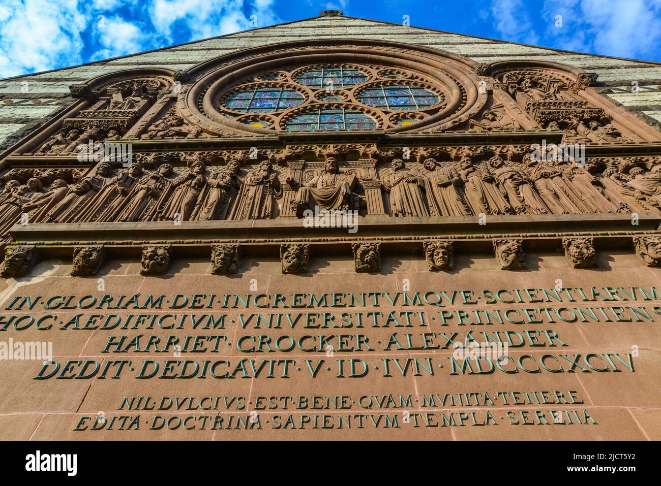 PRINCETON, NJ USA - NOVENBER 12, 2019: Windows and architectural ...