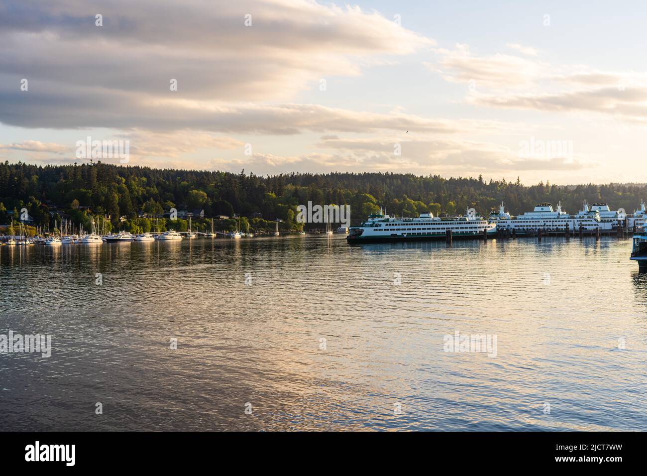 Bainbridge Island Ferry Stock Photo - Alamy