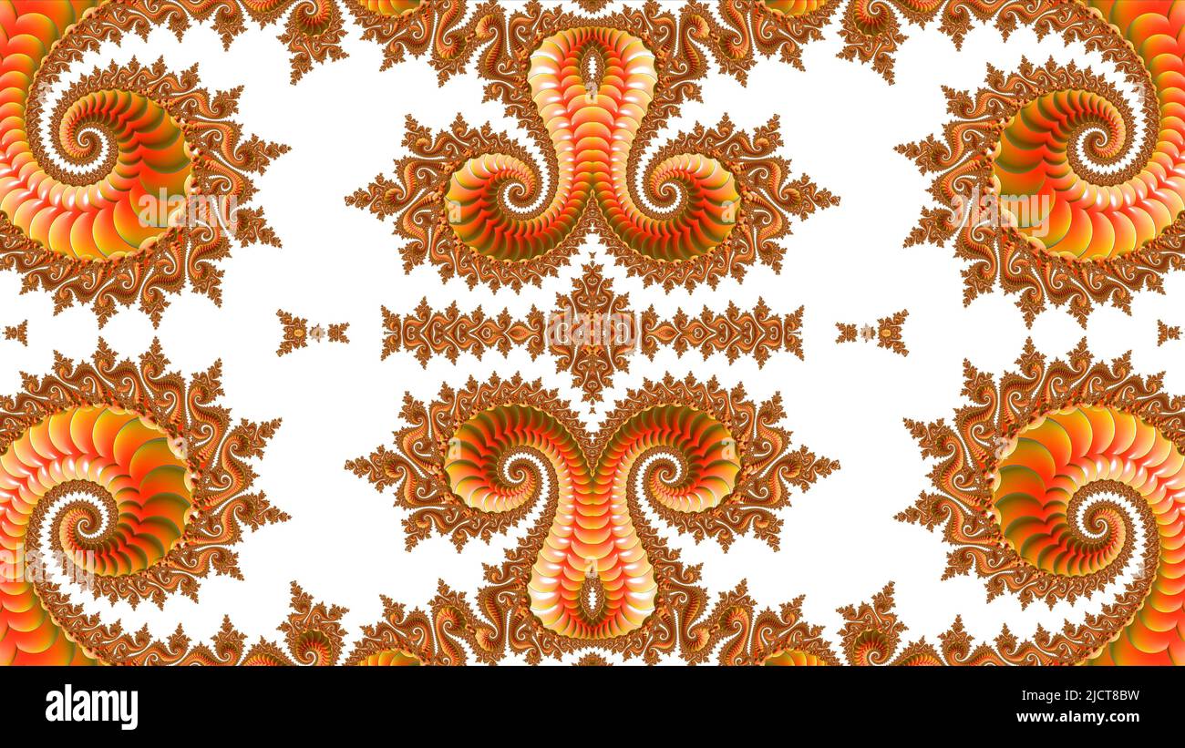 Abstract Computer generated Fractal design. A fractal is a never-ending ...