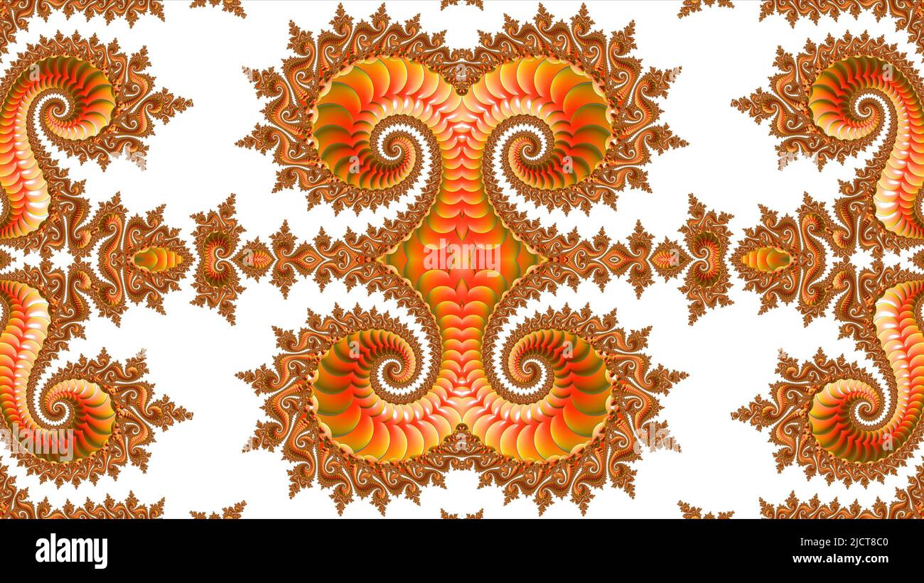 Abstract Computer generated Fractal design. A fractal is a never-ending ...