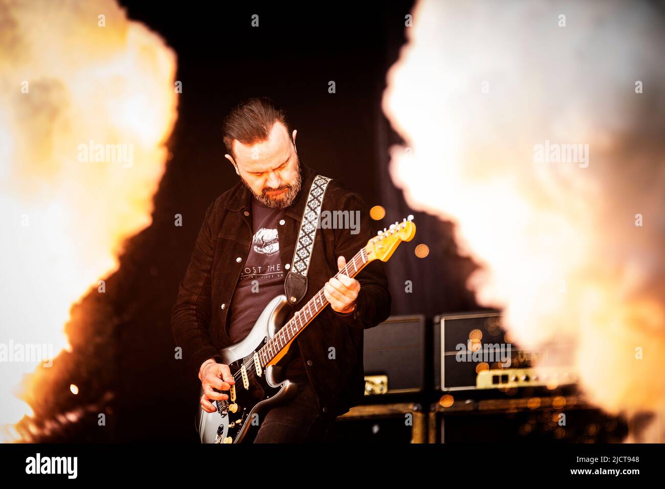 Copenhagen, Denmark. 15th June, 2022. The Danish rock band Dizzy Mizz ...