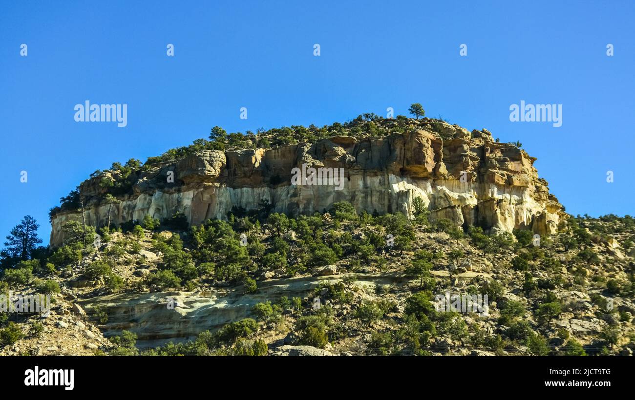 Diverse sedimentary rocks and clay washed out by water. Petrified ...