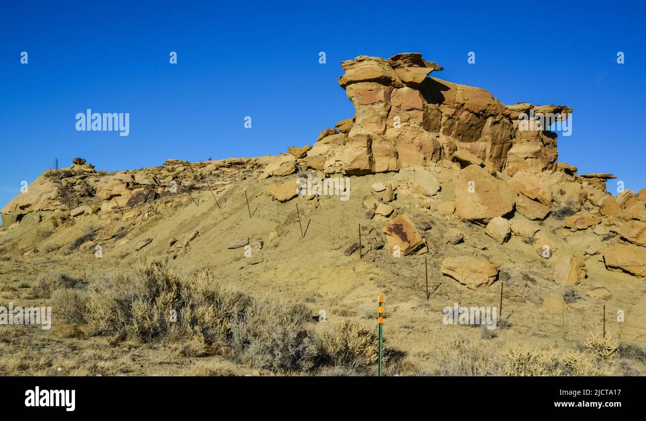 Silhouette arizona desert rock formations hi-res stock photography and ...