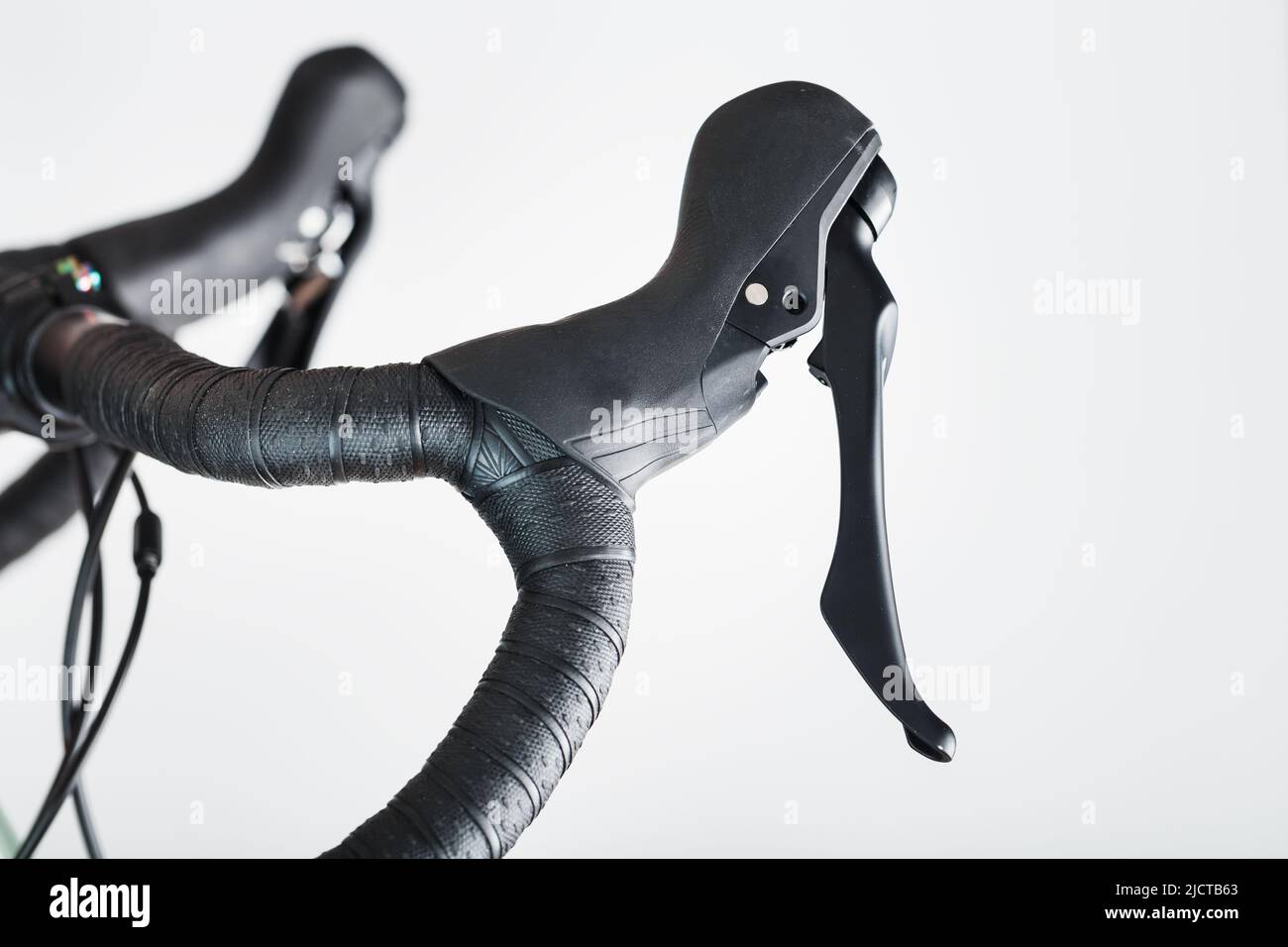 Highway Handlebar with Manettes and Shifter Brake Handle for Bicycle ...