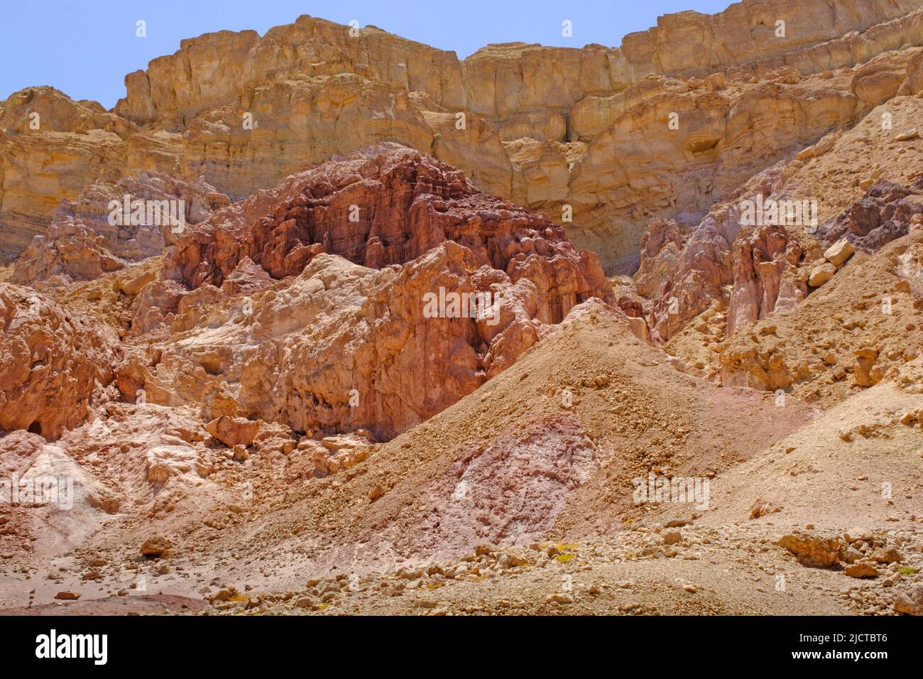 The Arava Desert in the Pillars of Amram near Eilat Stock Photo - Alamy