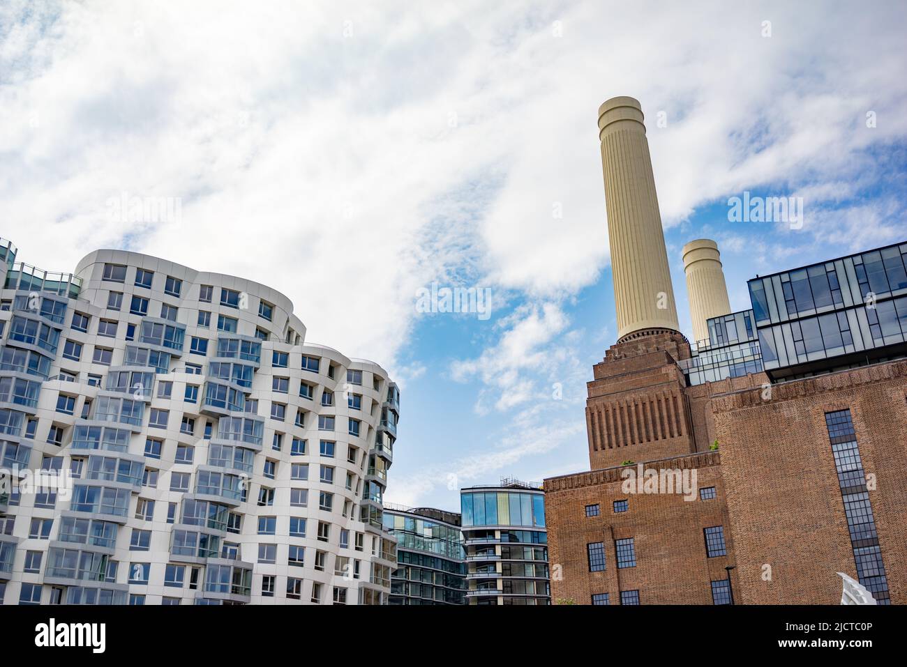 The redeveloped Battersea Power Station site in London, England, UK ...