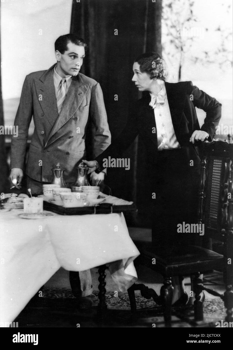 LAURENCE OLIVIER and MARDA VANNE in THE KING OF NOWHERE 1938 a new play ...