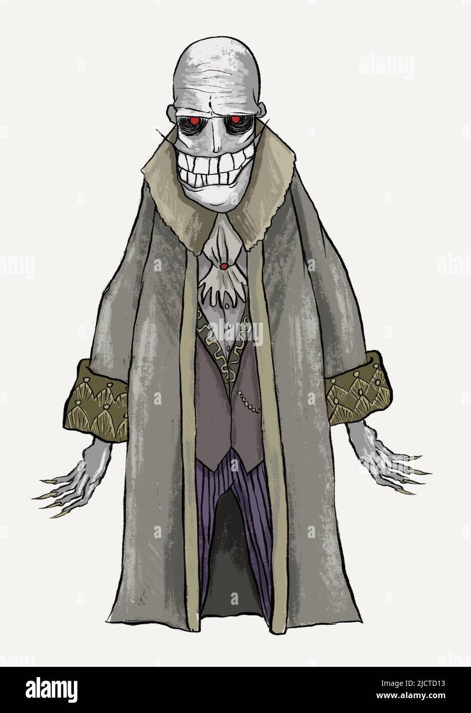 creepy character illustration Stock Photo - Alamy