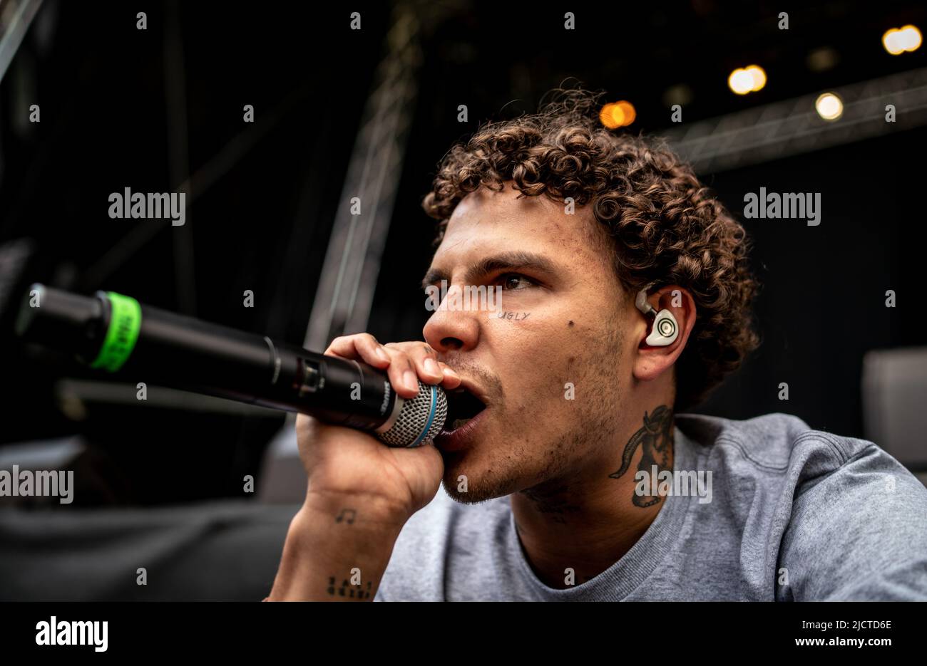 Copenhagen, Denmark. 10th, June 2022. The English rapper and lyricist ...