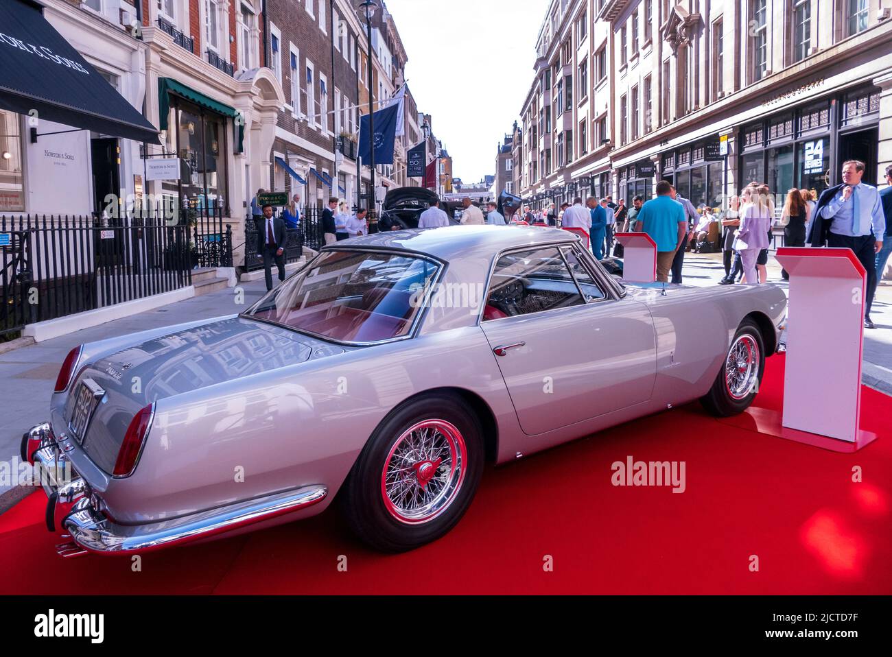 Concours on Savile Row automobile show in London UK Stock Photo - Alamy