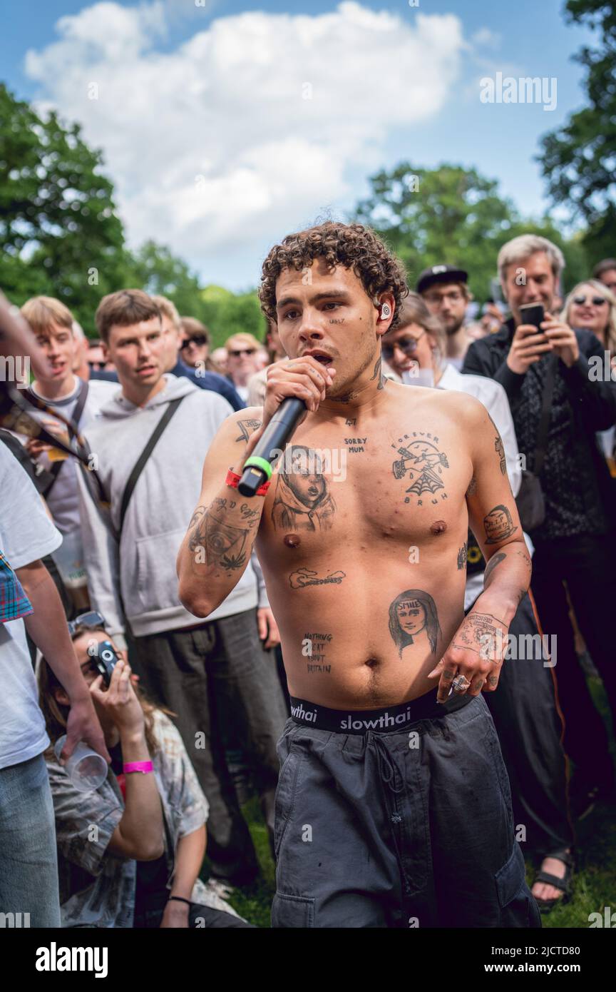 Copenhagen, Denmark. 10th, June 2022. The English rapper and lyricist ...