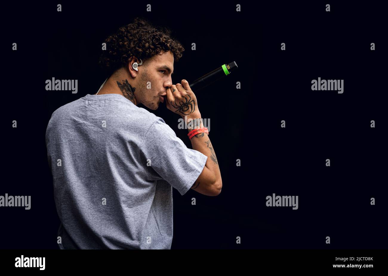 Copenhagen, Denmark. 10th, June 2022. The English rapper and lyricist ...