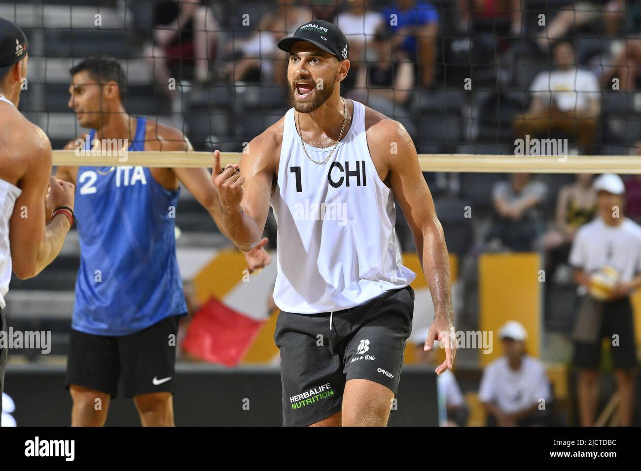 Rome, Italy. 15th June 2022, Marco Grimalt (CHL) during the Beach ...