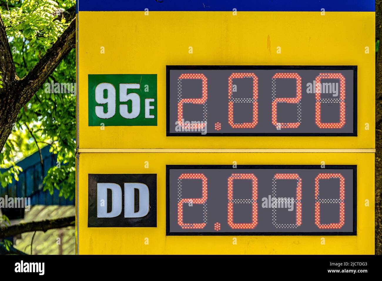 Gas stations in Europe show record high prices for diesel and gasoline ...