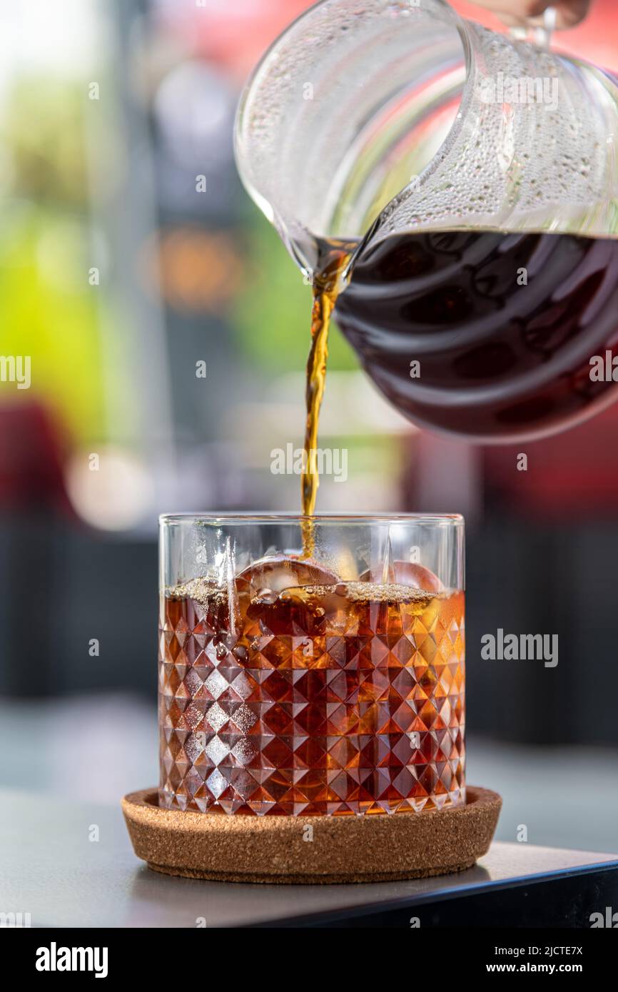 Iced americano hi-res stock photography and images - Alamy
