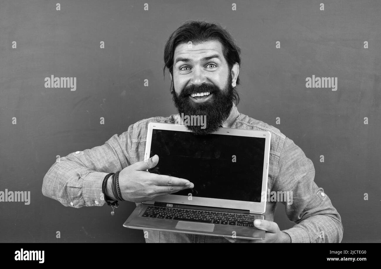 Confident guy working laptop Black and White Stock Photos & Images - Alamy