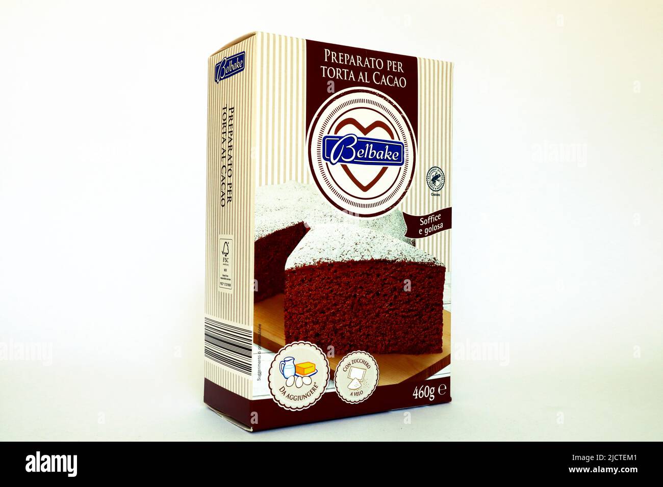 Belbake prepared for sponge Chocolate Cake sold by Lidl Supermarket ...