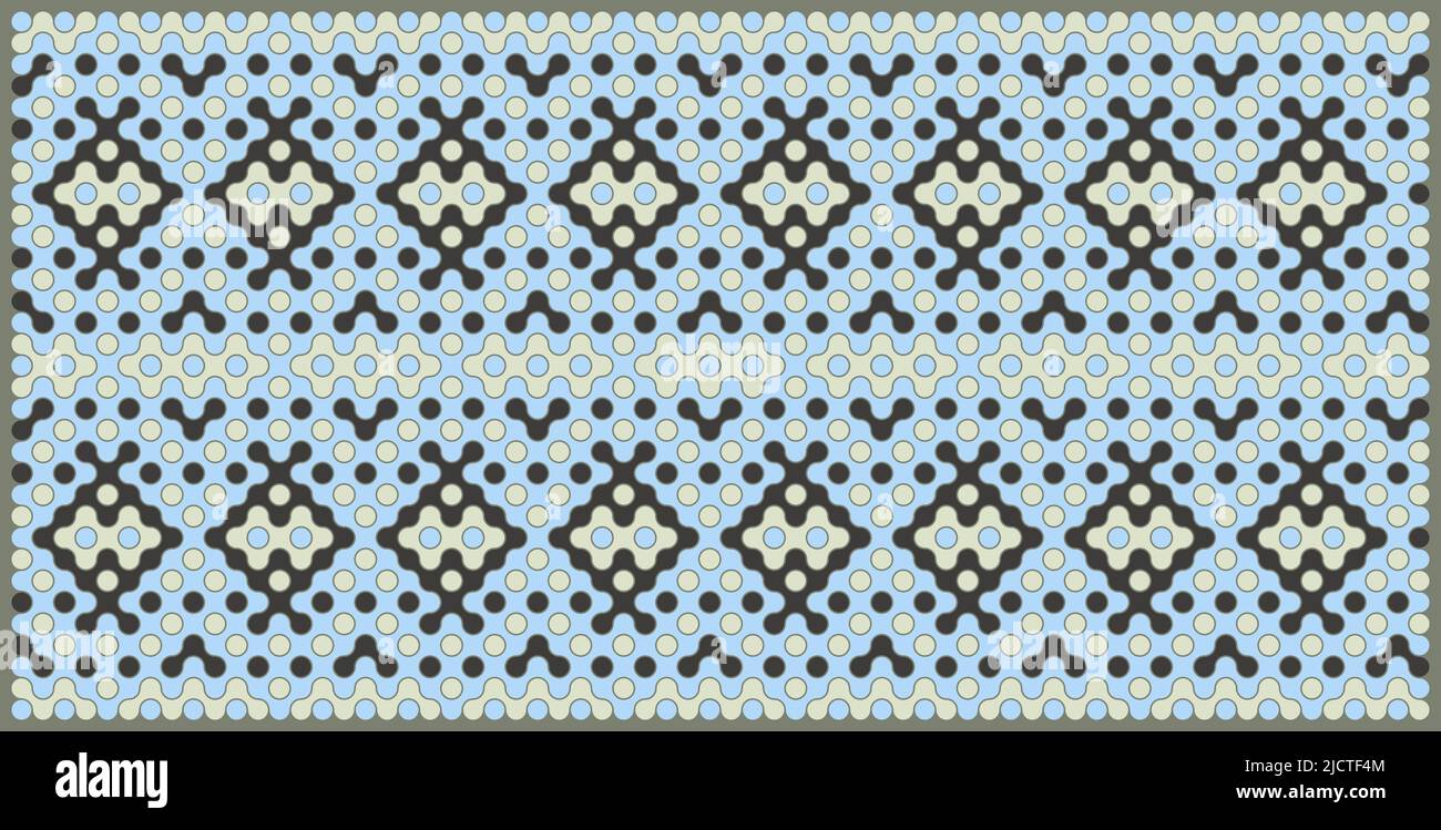 Random color rounded truchet tiling illustration Stock Vector Image ...