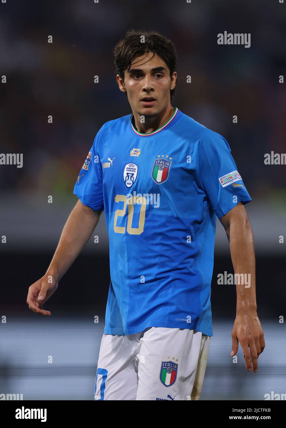 Bologna, Italy, 4th June 2022. Matteo Cancellieri of Italy looks on ...