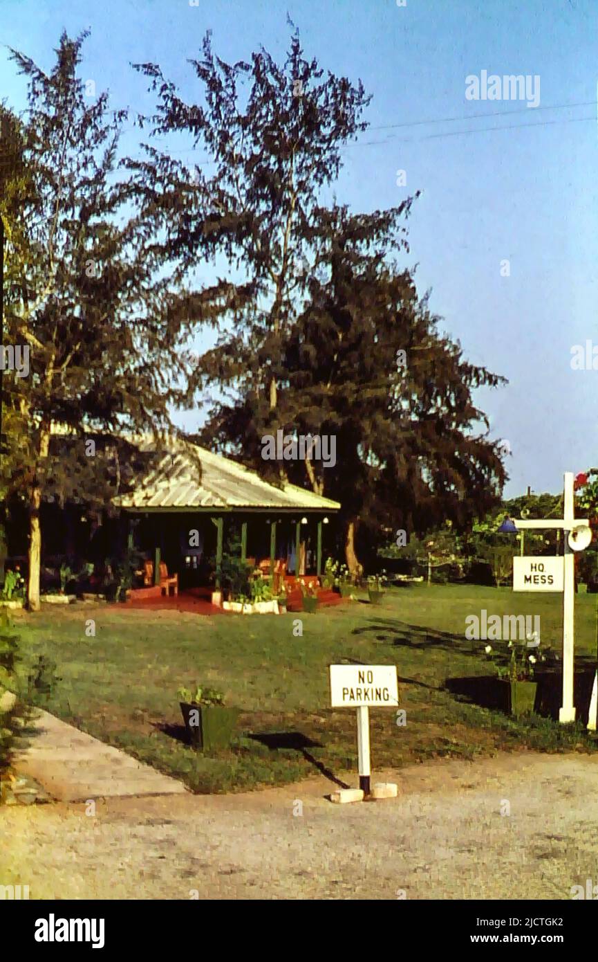 The HQ Mess at Burma Camp in Accra, Ghana, circa 1958 Stock Photo - Alamy