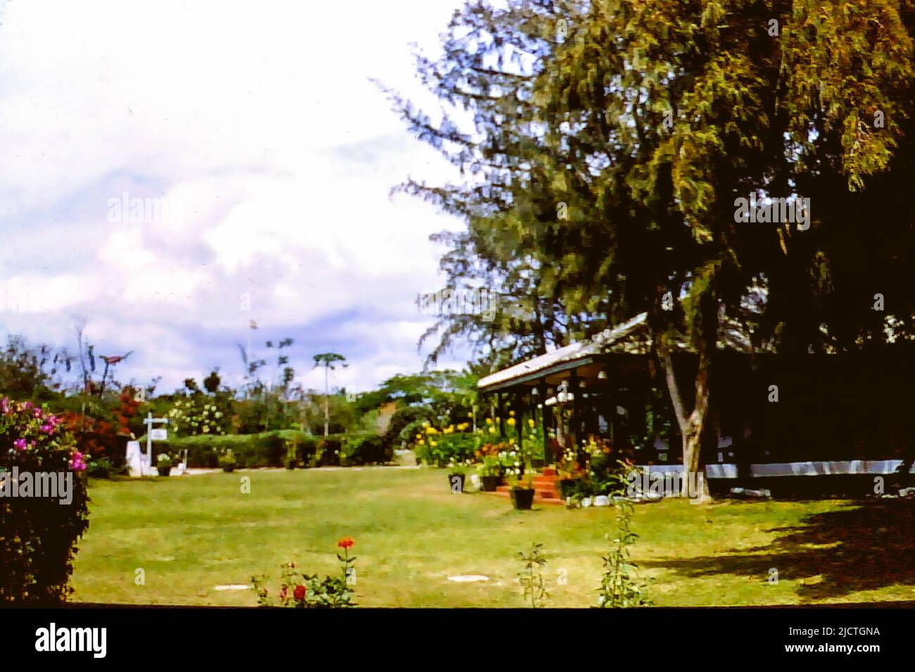 The HQ Mess at Burma Camp in Accra, Ghana, circa 1958 Stock Photo - Alamy