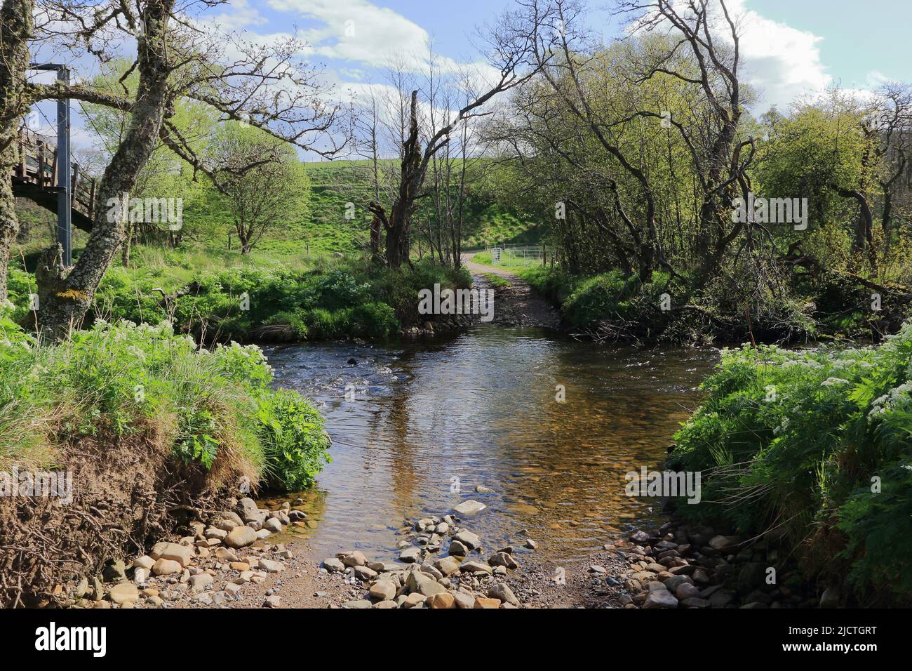 Ford through the River Livet in Glenlivet (Scottish Gaelic: Gleann ...