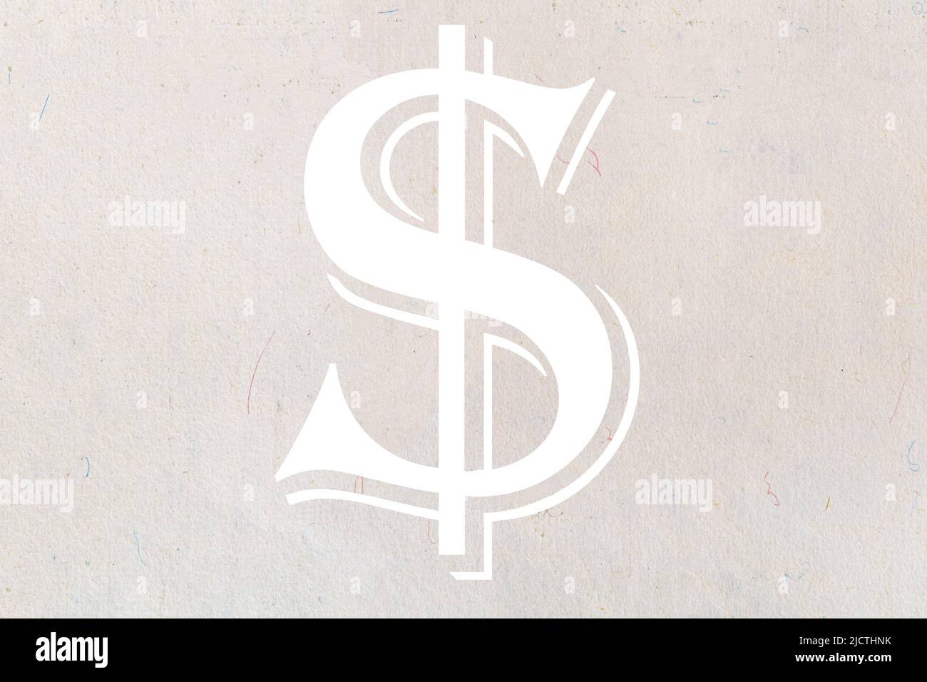 white dollar sign on dollar paper background for design purpose Stock ...