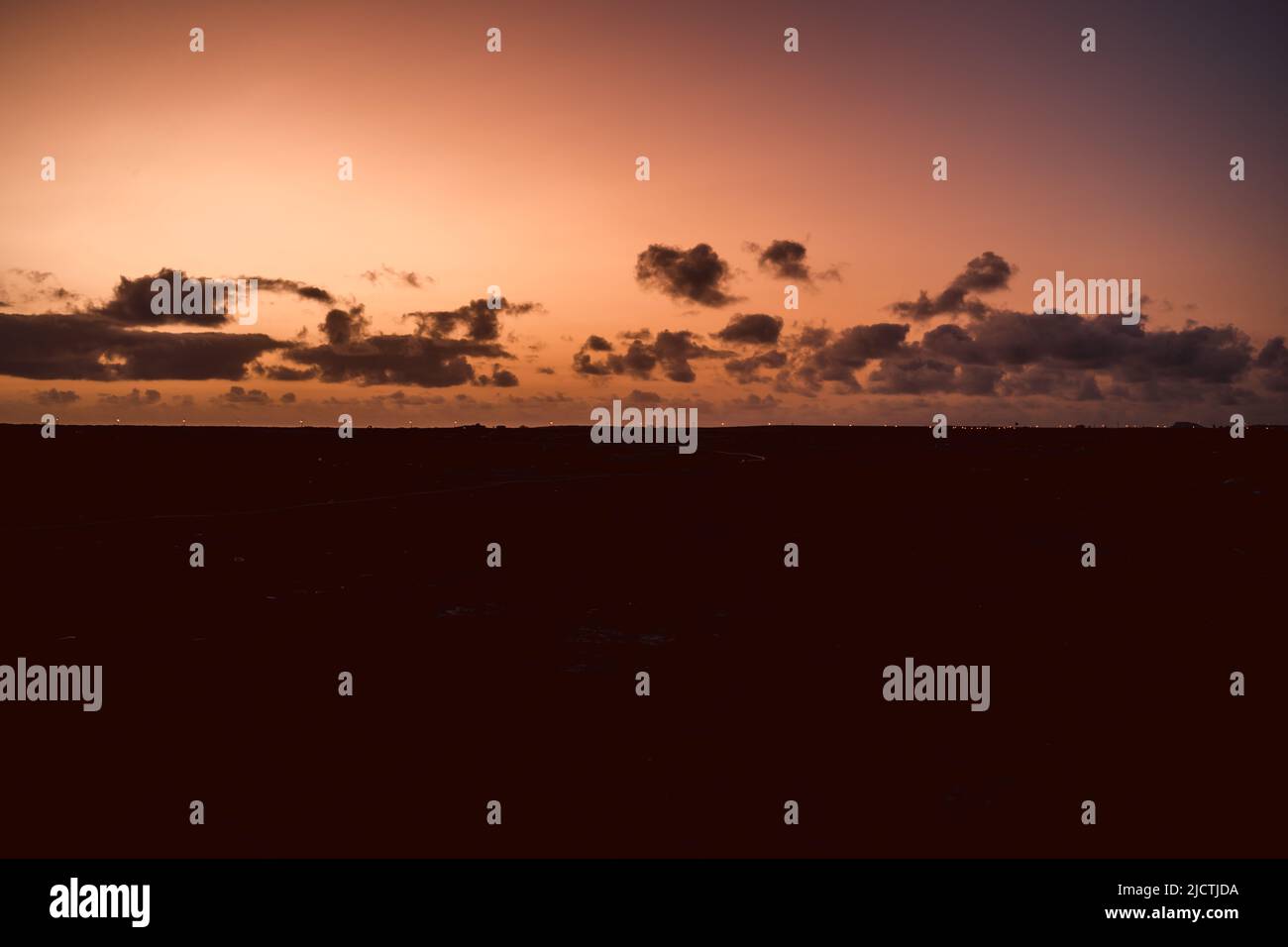 Colorful clouds over desert hi-res stock photography and images - Alamy