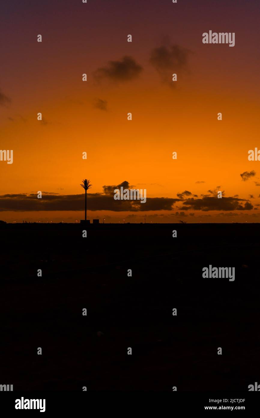 Colorful clouds over desert hi-res stock photography and images - Alamy