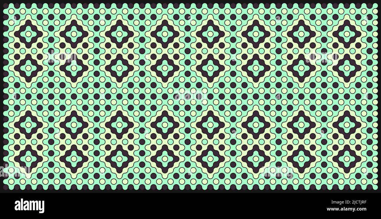 Random color rounded truchet tiling illustration Stock Vector Image ...