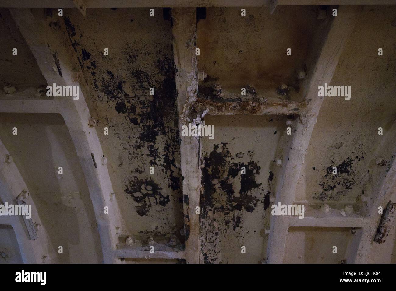 Clapham South deep level shelter Stock Photo - Alamy