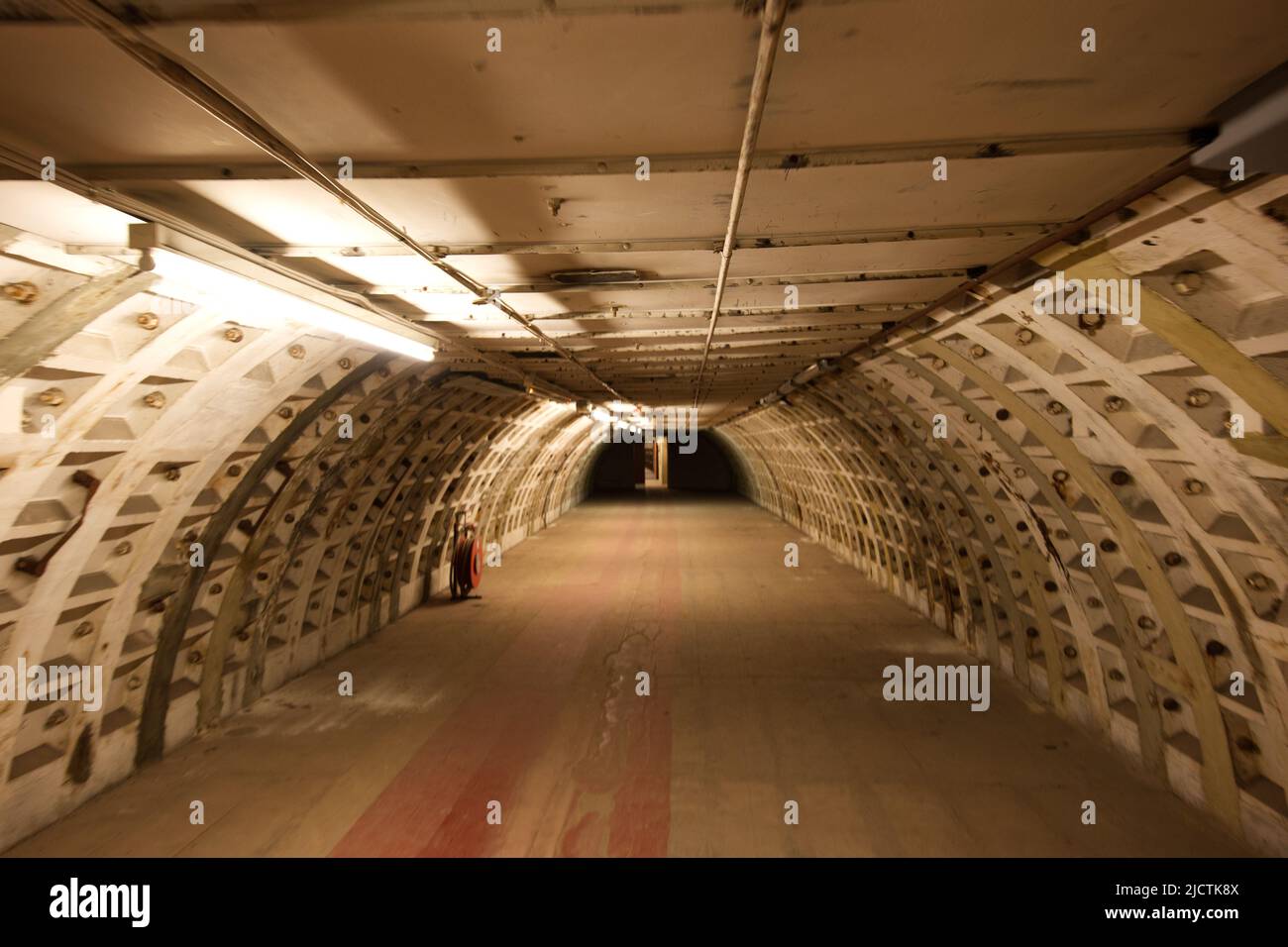 Clapham South deep level shelter Stock Photo - Alamy