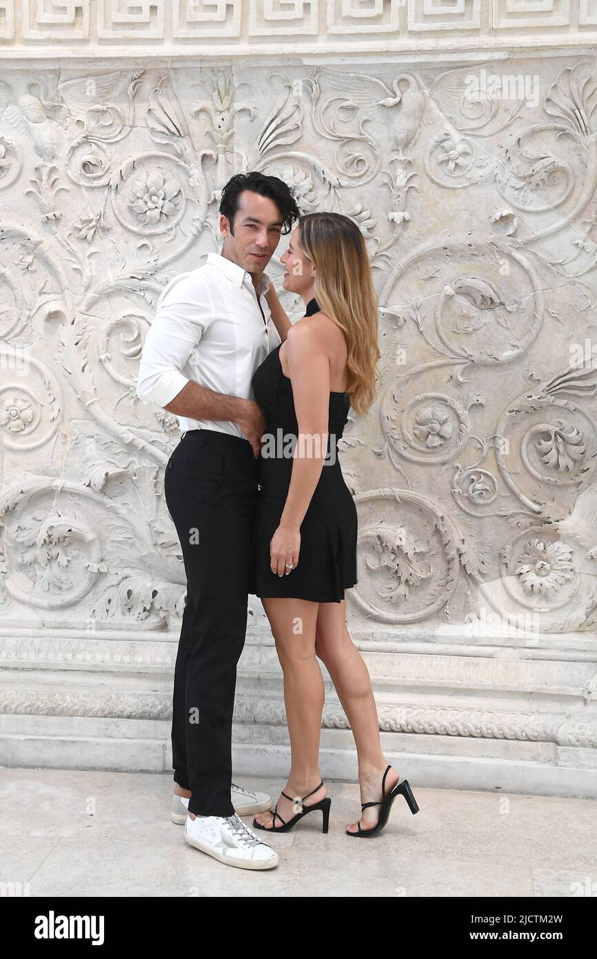 Rome, Italy. 15th June, 2022. Rome: Ara Pacis Museum. Lola Ponce and ...