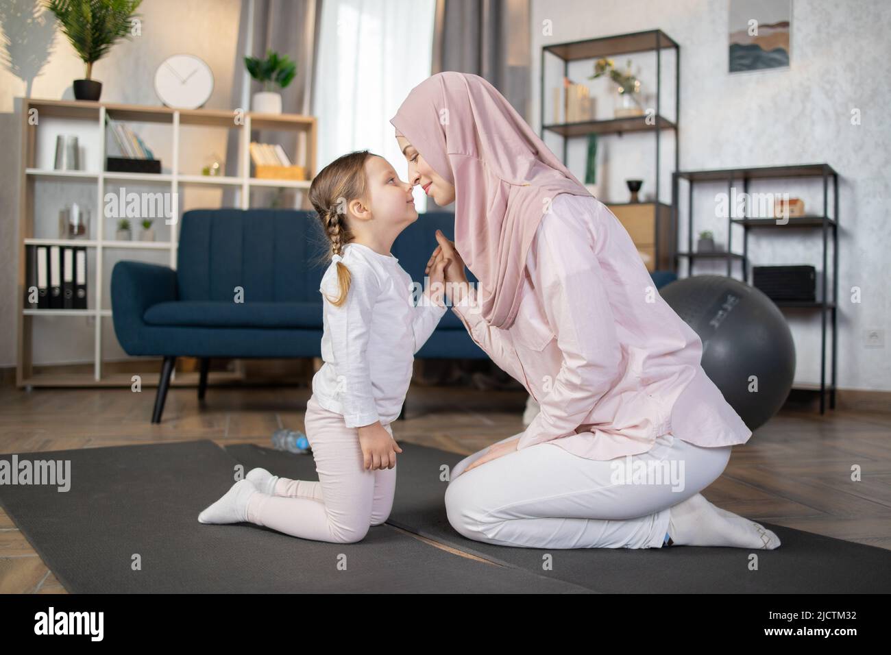 Touching noses arab hi-res stock photography and images - Alamy