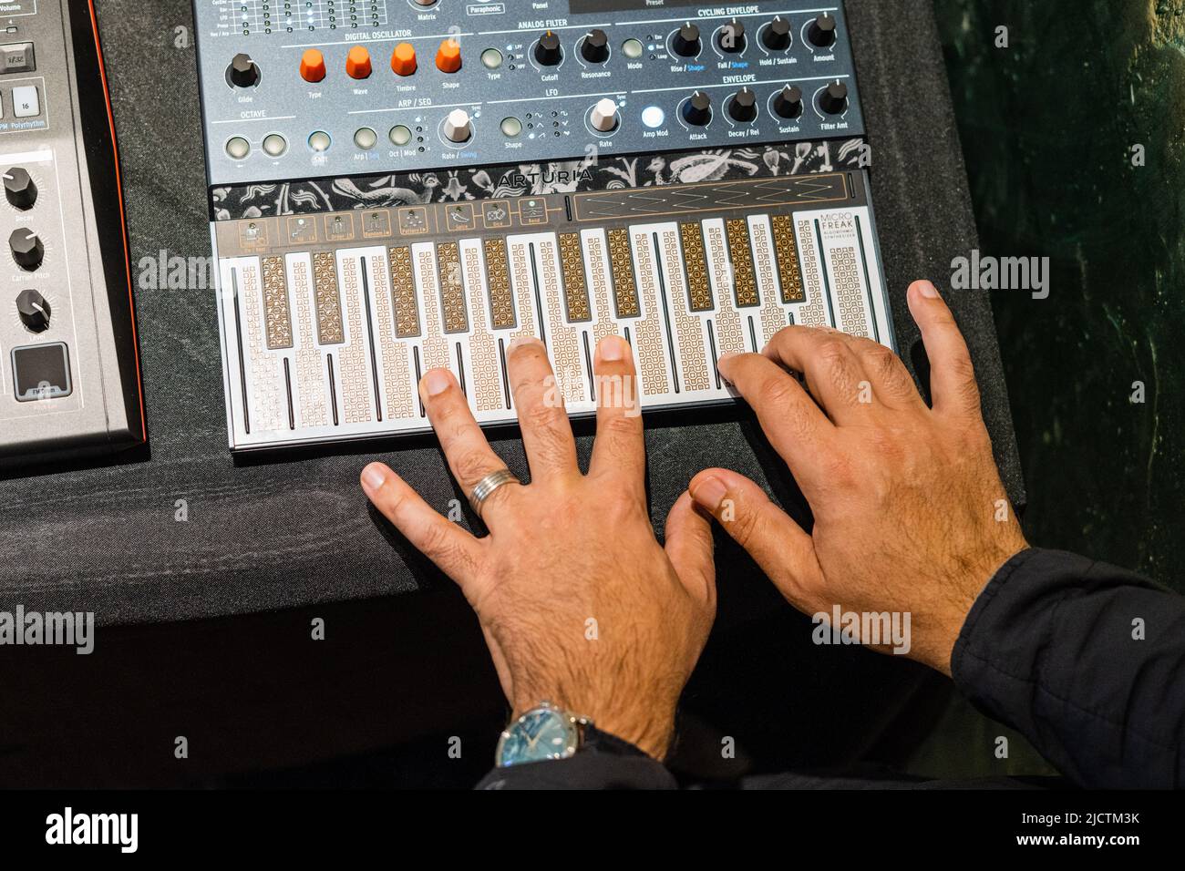 Keyboard and Synth Keys Stock Photo - Alamy