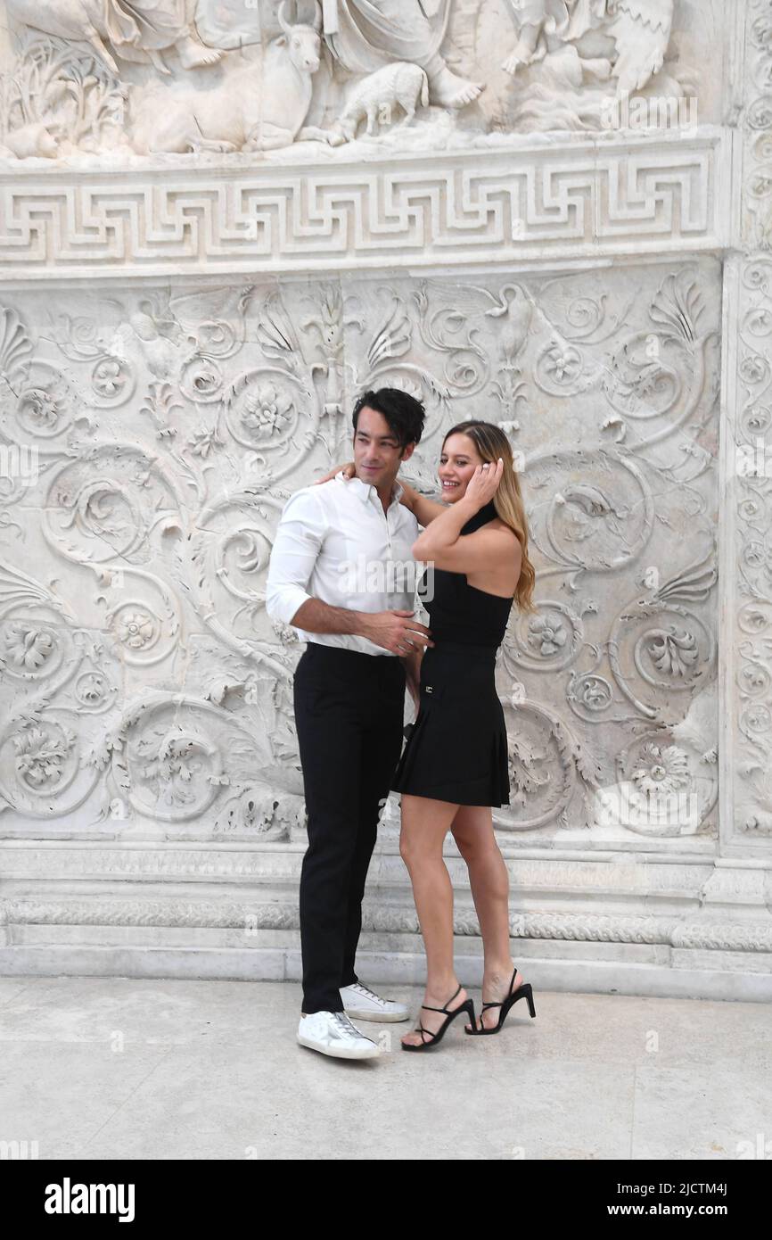 Rome, Italy. 15th June, 2022. Rome: Ara Pacis Museum. Lola Ponce and ...