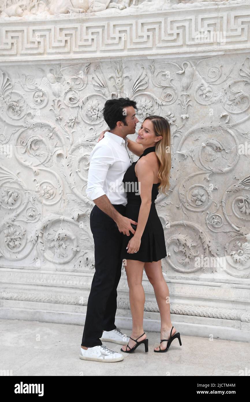 Rome, Italy. 15th June, 2022. Rome: Ara Pacis Museum. Lola Ponce and ...