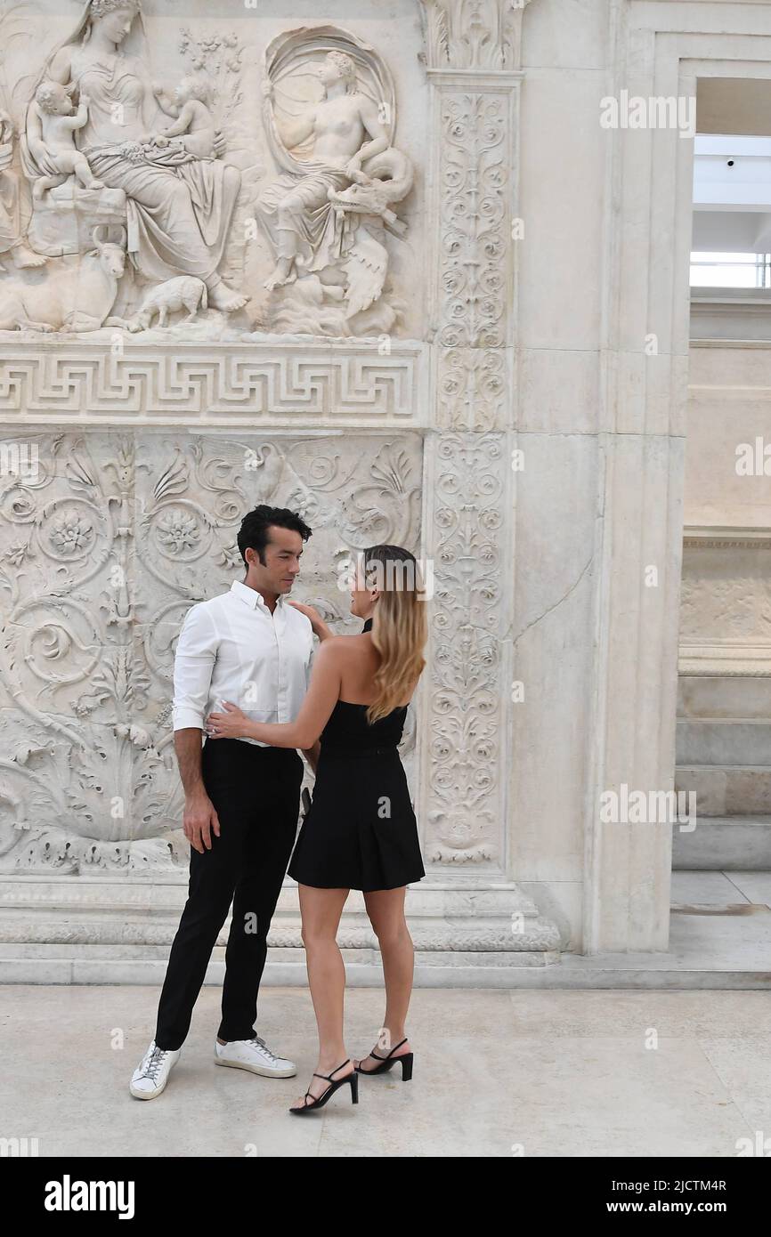 Rome, Italy. 15th June, 2022. Rome: Ara Pacis Museum. Lola Ponce and ...