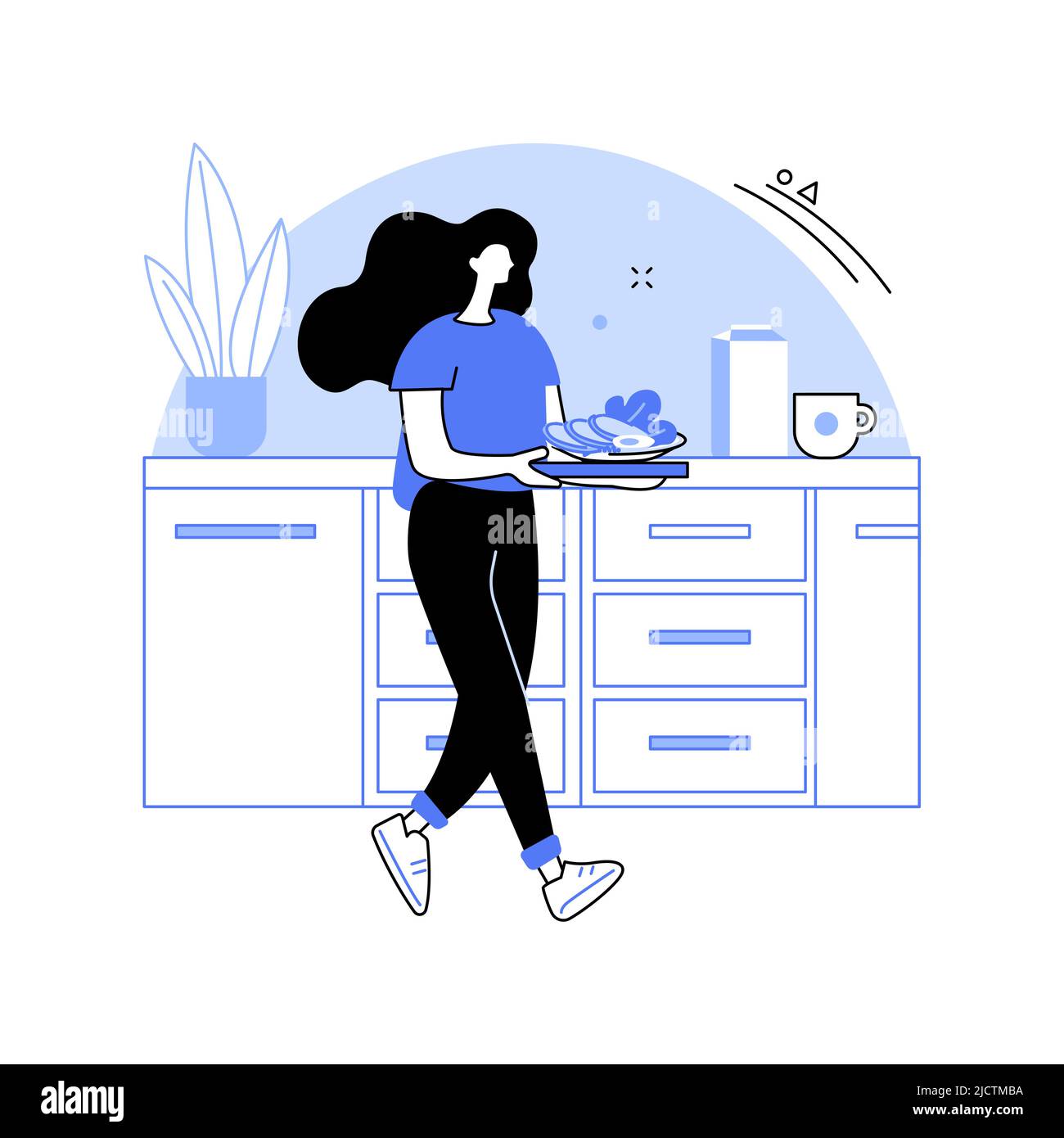 Office kitchen isolated cartoon vector illustrations Stock Vector Image ...